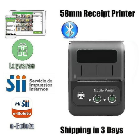 Portable Thermal Receipt Printer Wireless Bt Mini Receipt Receipt Pos ...