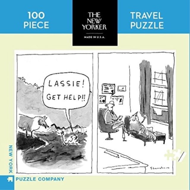 New York Puzzle Company - New Yorker Lassie Get Help Mini - 100 Piece ...