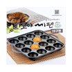12 Holes Enamel Cast Iron Japanese Takoyaki Octopus Balls Food Baking ...