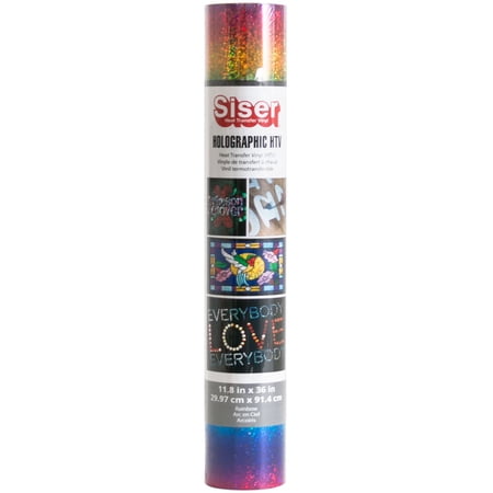 Siser Holographic HTV Vinyl 11.8"X36" Roll-Rainbow -MIHG11-83699 ...
