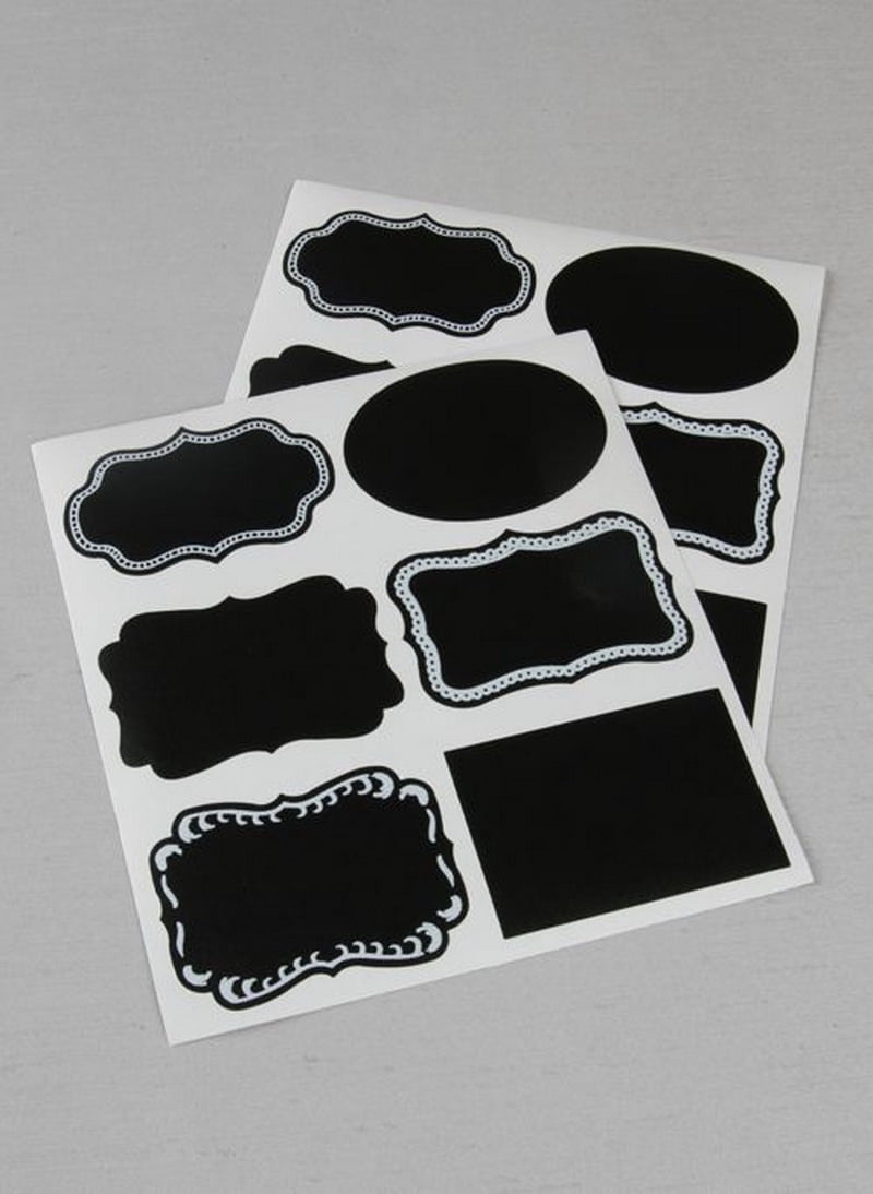 Ivy Lane Design Chalkboard Sticker Set - 12 pack - Walmart.com