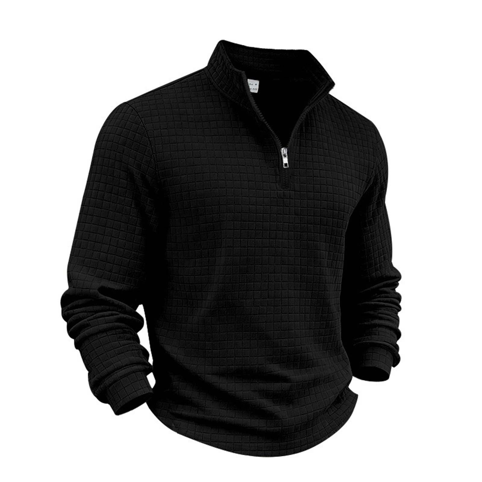 Click here for Ccpelsie Mens Quarter Zip Lightweight Sweater Stan... prices
