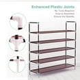 Zimtown 5-Tier Shoe Rack, Shoe Shelf for 25 Pairs, Shoe Storage ...