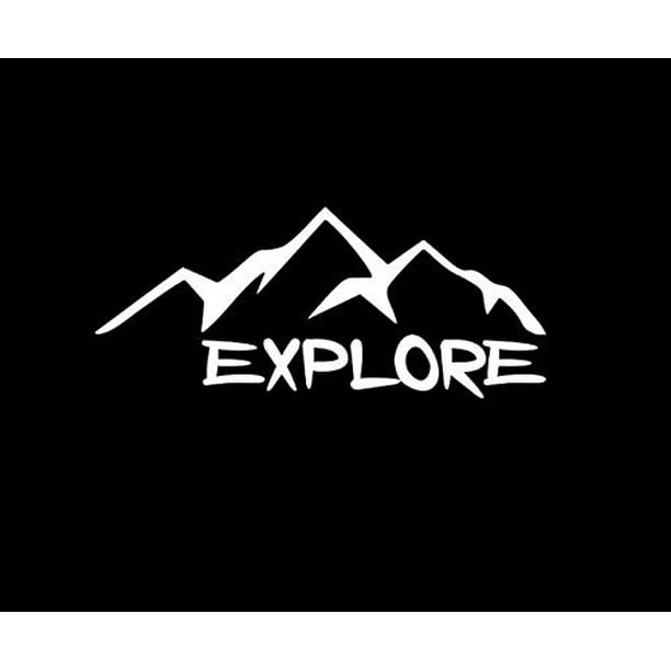 Explore Hiking Camping Vinyl Decal Sticker Cars Trucks Vans Walls