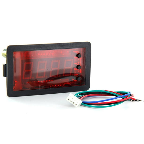 1 Uds 4 dígitos 0,56 "LED rojo contador Digital contador DC12V 0 ~ 9999 ...