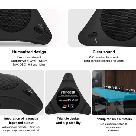 USB Conference Computer Microphone Live Microphone Laptop Wired ...