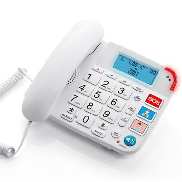 VTech CD1153 Landline Telephone, Corded Speakerphone with Caller ID ...