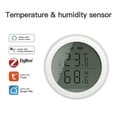 ZigBee 3.0 Thermometer Hygrometer Sensor with APP Alerts Tuya Smart ...
