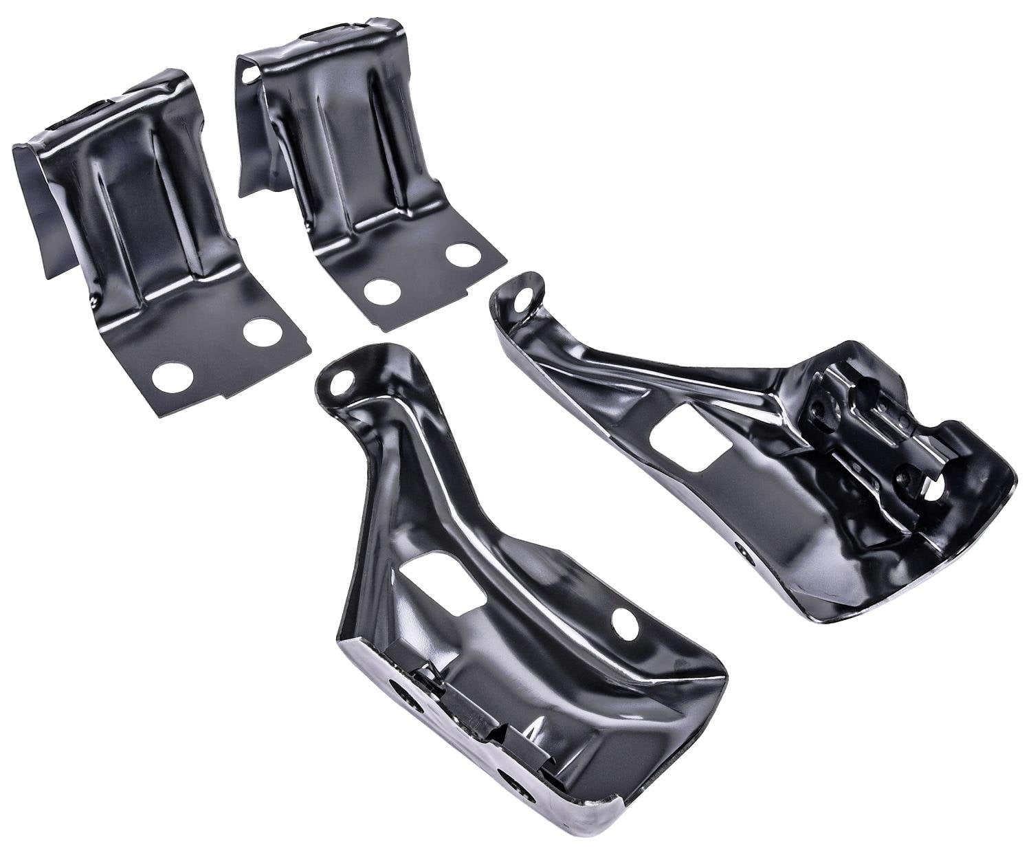 JEGS 79075 Rear Bumper Brackets 1971-1972 Chevy Chevelle Stamped Steel ...