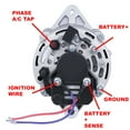 New Alternator Fits Mercruiser Omc Volvo Marine Mando 20054 60050 12449 ...