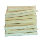 Savory Prime Munchy Dog Stix Medium Adult Rawhide Twists Natural 5 in ...