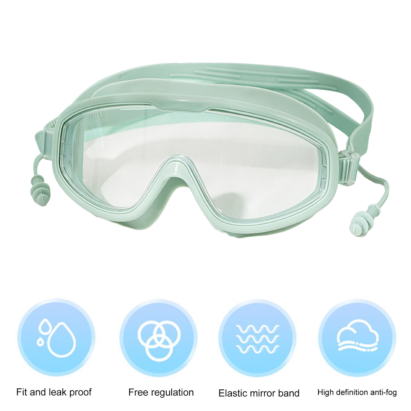 Washranp Swimming Goggles,Waterproof Anti-Fog HD-compatible Swimming ...
