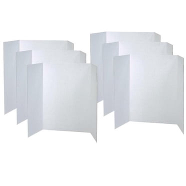 Pen+Gear White Tri-Fold Cardboard Project Display Board, 28" x 40 ...