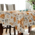 60x90in Square Printed Tablecloth Easy-Care Decorative Table Cloth for ...