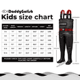DaddyGoFish Chest Waders for Kids and Adults, Fishing and Hunting ...