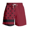 Bainana Mens Swim Trunks American Flag Patriotic Swim Shorts 4Th Of ...