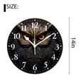 14 Inch Wall Clock Battery Operated Silent Clock Decorative for Office ...