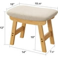 Foot Stools Ottoman, Small Foot Stool Ottoman, and Footstool, Wooden ...
