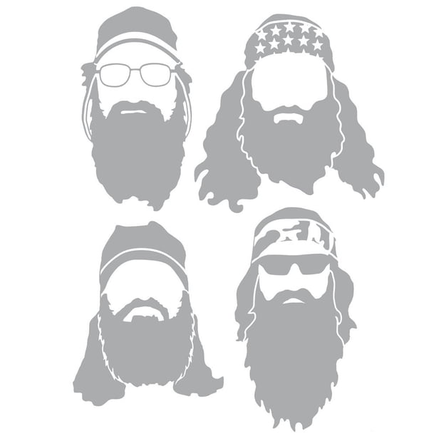 Duck Dynasty Beard Drawing