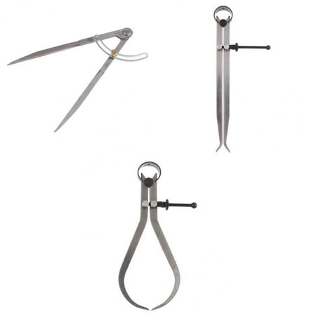 Inside And Outside Caliper Divider Caliper Carbon Steel Compass (250mm ...