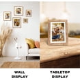 6x8 Picture Frame with HD Tempered Glass, Display Pictures 5x7 with Mat ...
