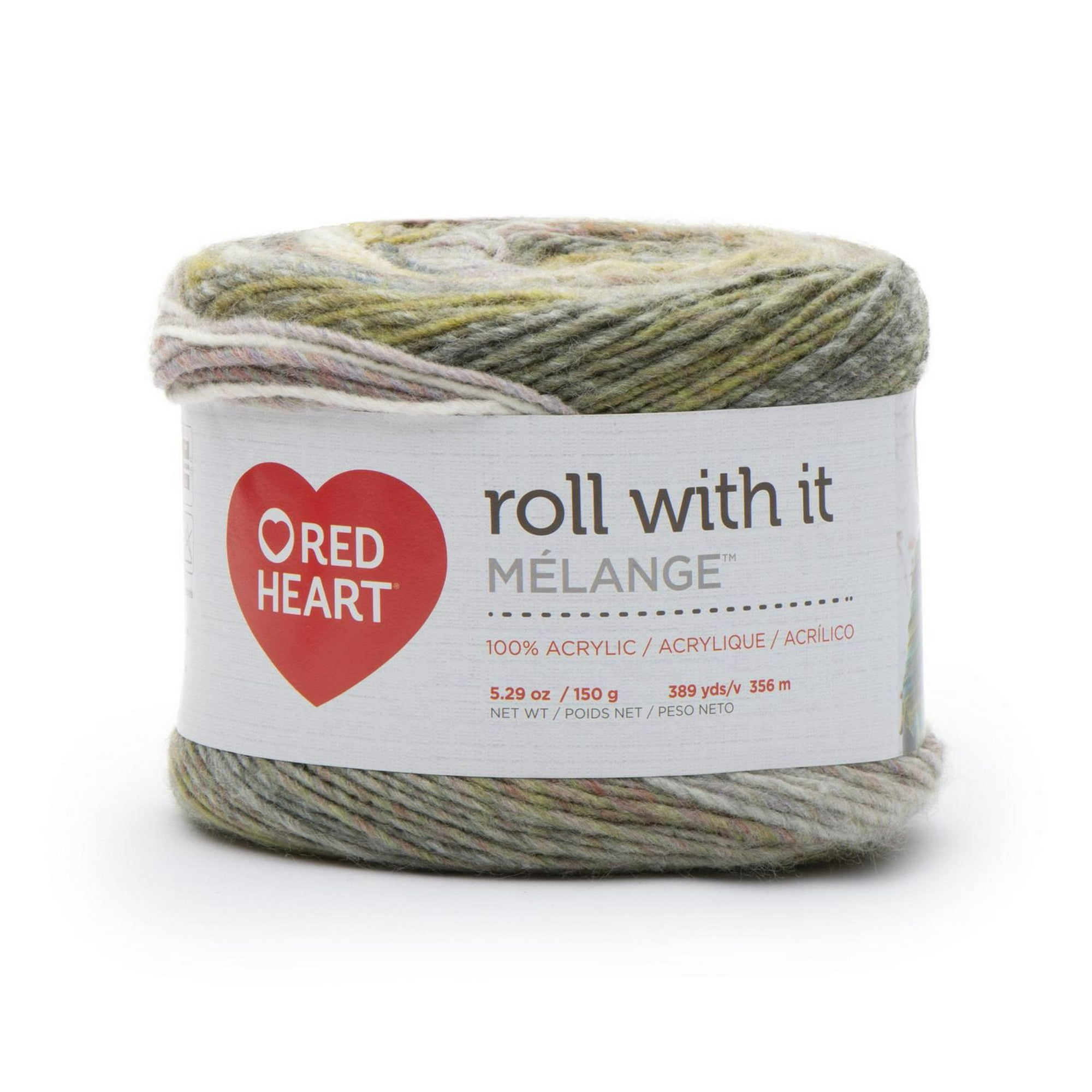 Click here for Red Heart Roll With It Melange #4 Worsted (Medium)... prices