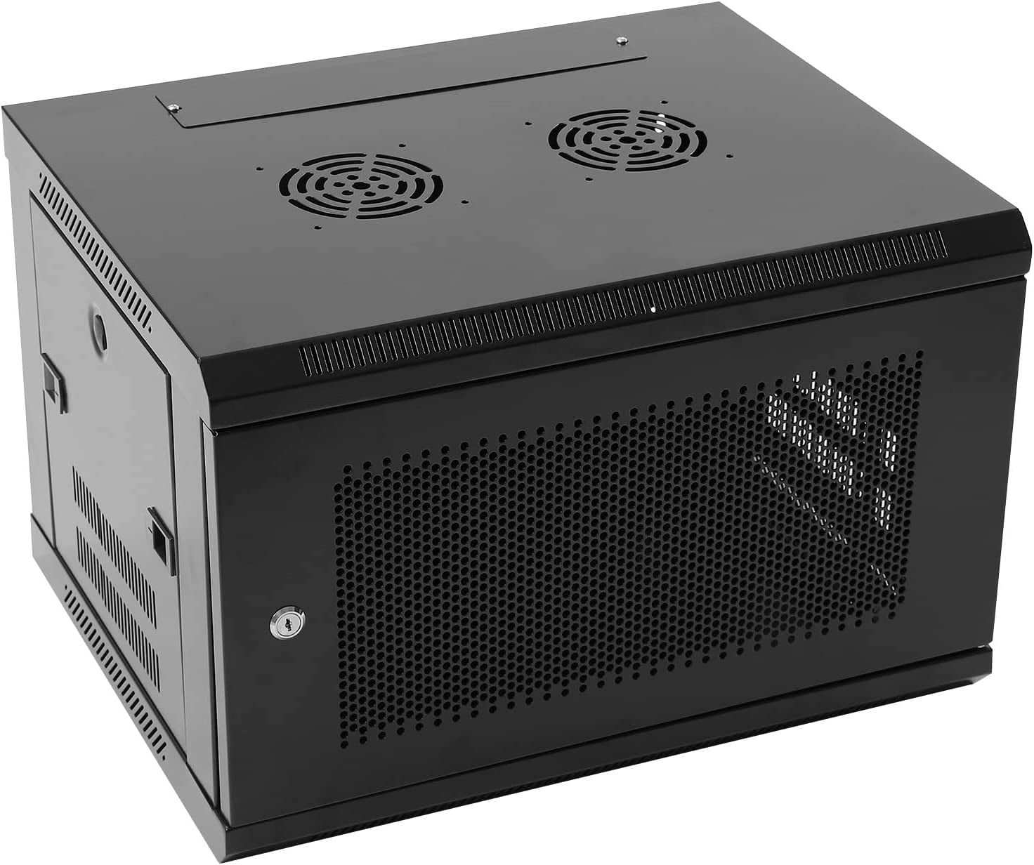 Miumaeov 6U Wall Mount Server Cabinet Network Rack Vented Enclosure ...