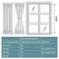 Lapalife Insulated Door Drapes, French Rod Pocket Curtains, Blackout ...