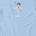 Betty Boop Vintage Classic Martini Betty Men's T Shirt (Light Blue, S ...