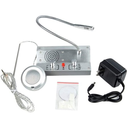 Bank Counter Window Intercom System Anti-Interference Dual-Way ...