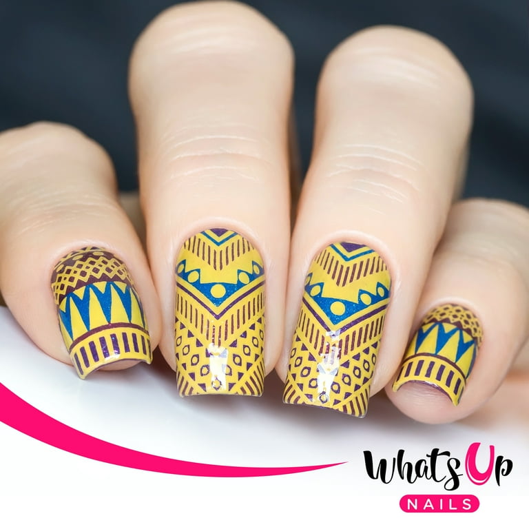 Aztec Print Nail Designs