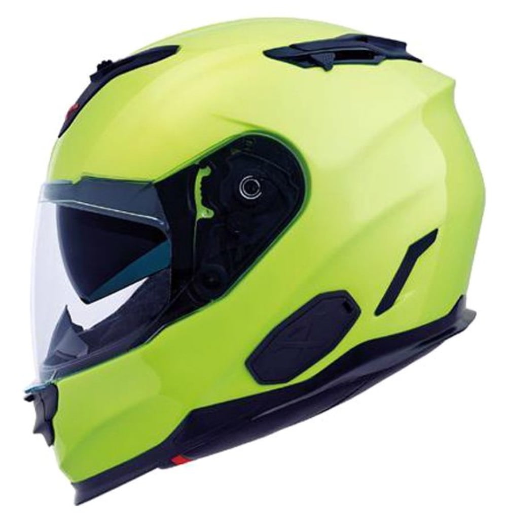 Nexx X.T1 Plain Solid Motorcycle Helmet Neon Yellow XXL - Walmart.com