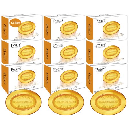 Pears Original Transparent Glycerine Soap, Gentle Care Bar, 125g Pack ...