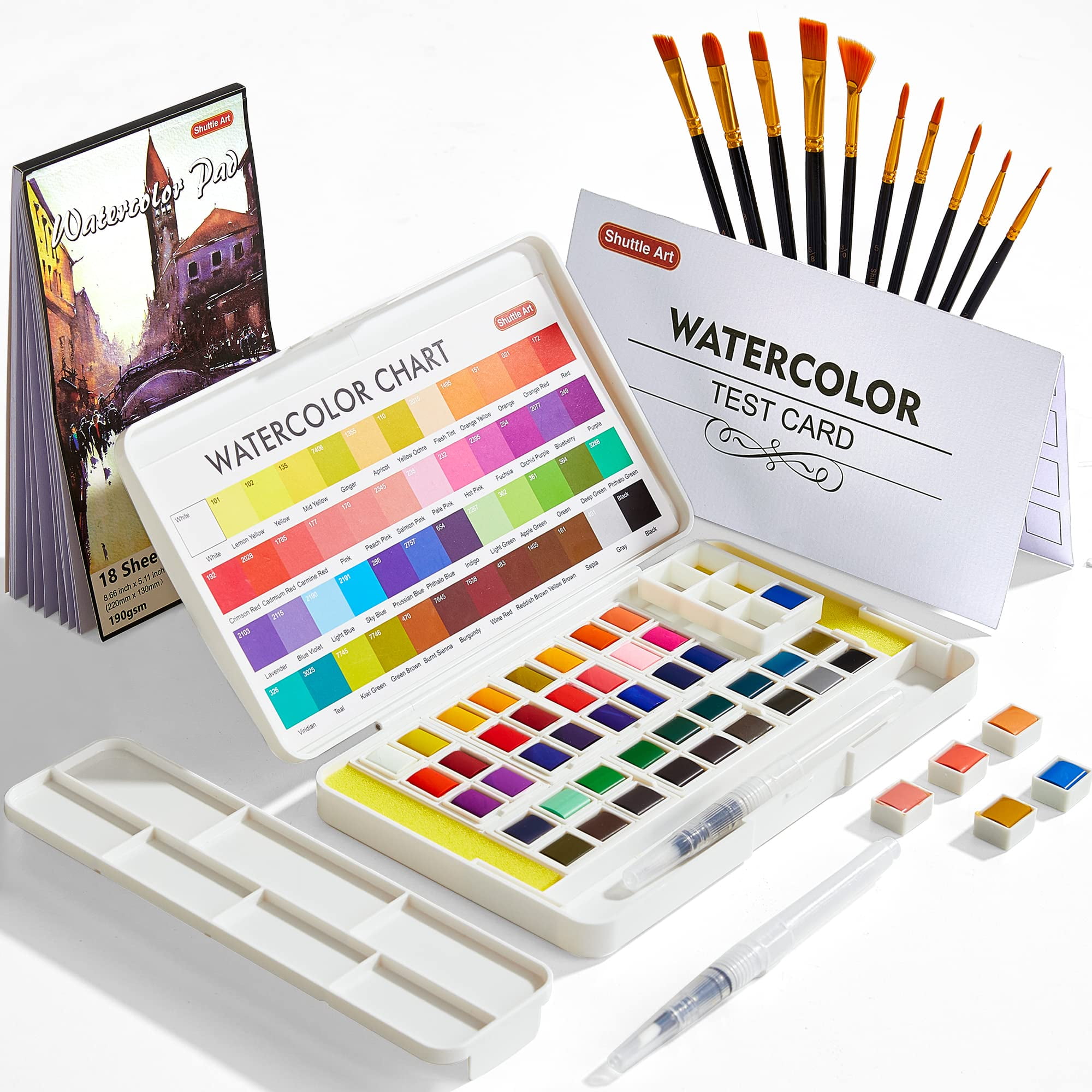 Click here for Watercolor Paint Set  Shuttle Art 48 Colors Waterc... prices