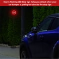 Ekarro Flashing LED Garage Stop Sign, Adjustable Height Parking ...