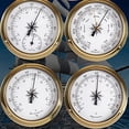 Traditional Weather Station, Barometer, Thermometer, Hygrometer, Clock ...