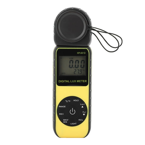 Handheld Luxmeter,881D High Precision Hand-Held Illuminometer Digital ...