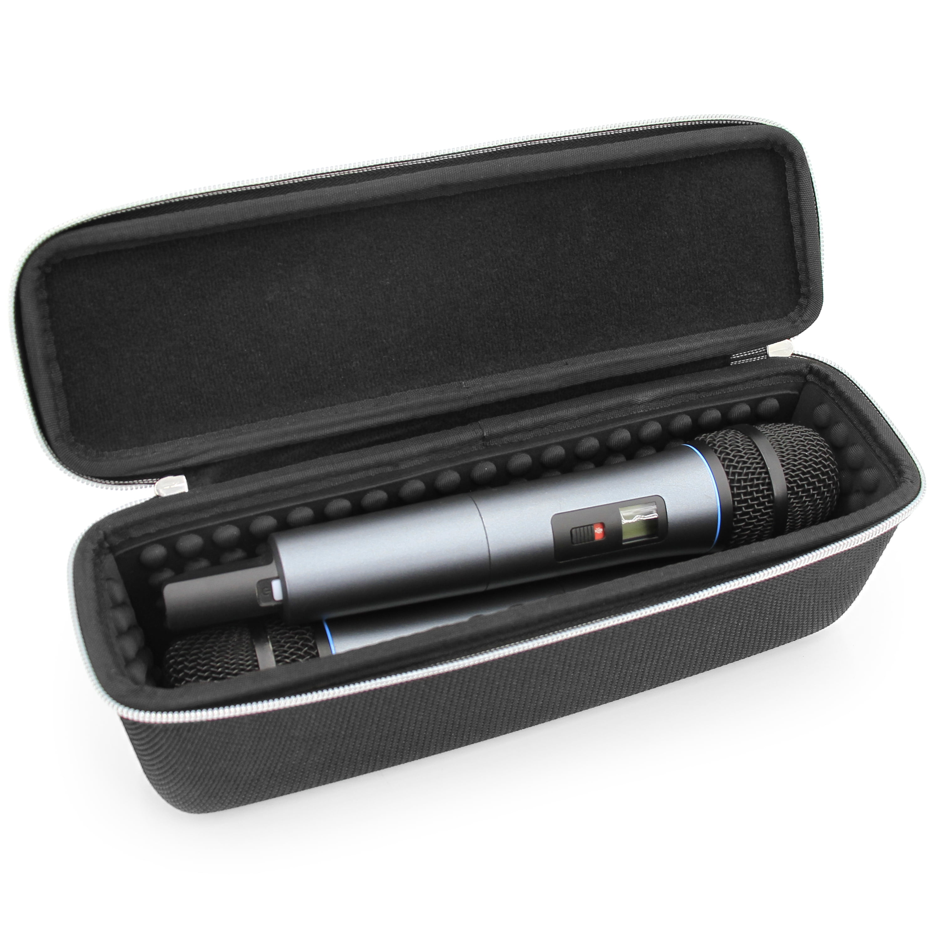 CASEMATIX Wireless Microphone Case Fits 11" Mics - Mic Bag Fits Up To ...
