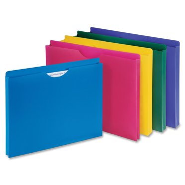 Pendaflex Glow Twisted 3-Tab File Folder Letter Size Multicolor 40526 ...