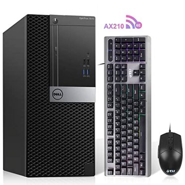 Dell OptiPlex 7040 Mini Tower PC, Intel Quad Core i7-6700 3.40GHz, 16GB DDR4 512GB NVMe M.2 SSD ...
