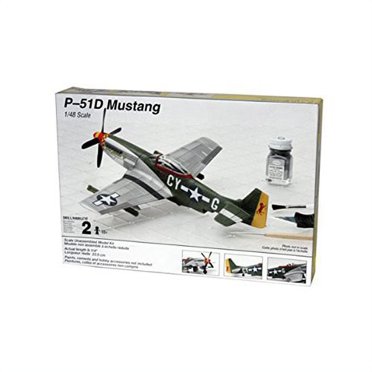 Plastic Model Kit-P-51D Mustang 1:48 - Walmart.com