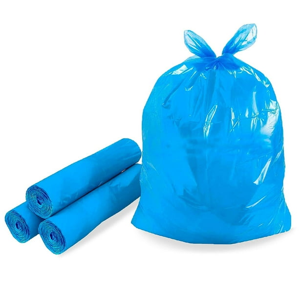 Pack of 200 Blue Soiled Linen Liners 30 x 36 Thickness 1.25 Mil 70-95 ...