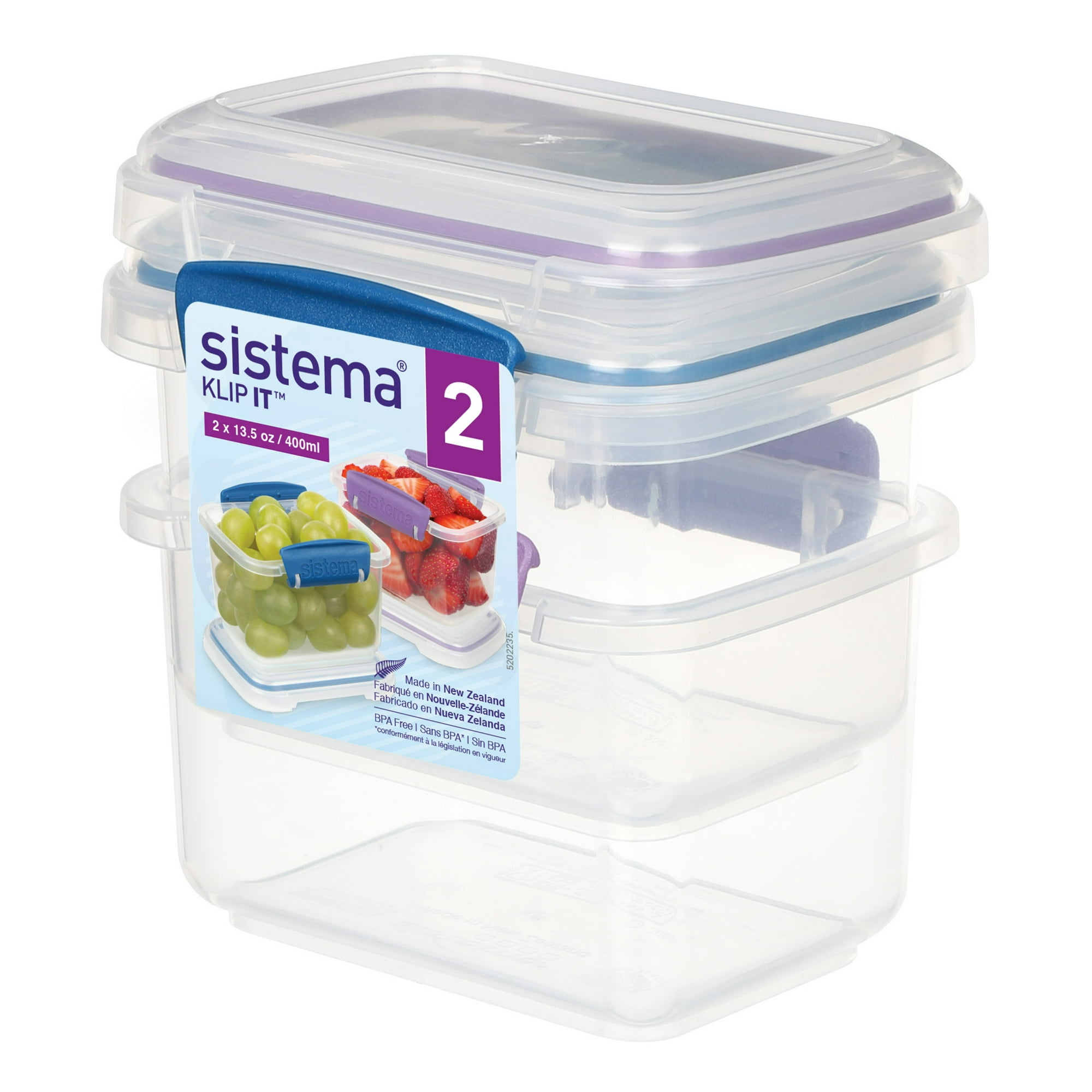 Click here for Sistema Klip It Food Storage Containers  400 Ml  A... prices