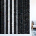Black White Stripes Window Privacy Film, Modern Black Verticals Lines ...
