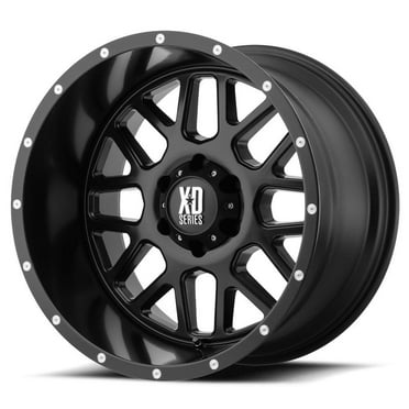 XD Aluminum Rim XD844 PIKE 20X10in Brushed Red with Milled Accent ...