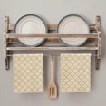 4 Pack Rustic Moroccan Kitchen Towels Geometric Quatrefoil Yellow ...