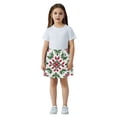 Christmas Theme Pattern Pixel Girls' Skirts A-Line Skirts with Under ...