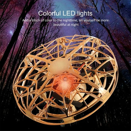 UFO Mini Drone Infrared Sensor Flying Toy Gesture Induction Aircraft ...