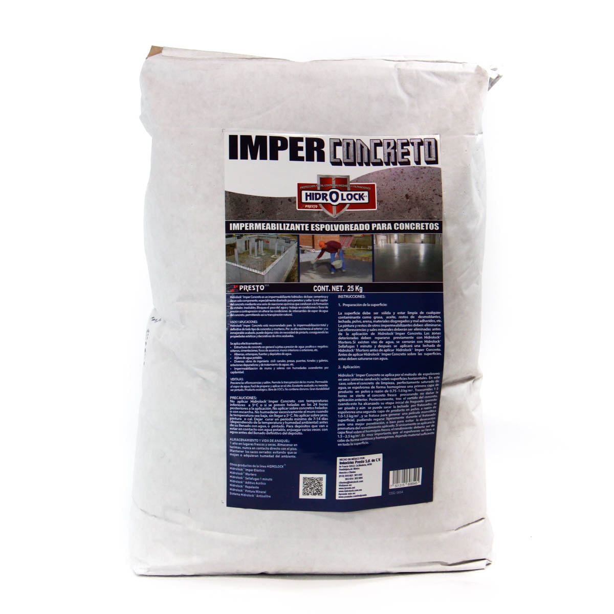 Hidrolock Imper Concreto Impermeabilizante espolvoreado para concretos ...