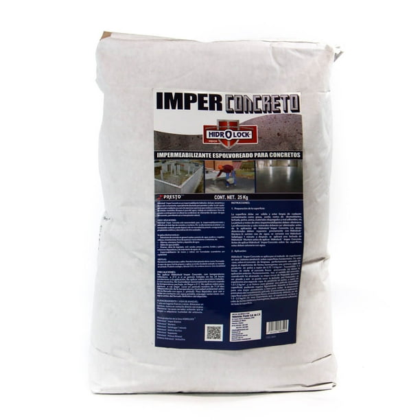 Hidrolock Imper Concreto Impermeabilizante espolvoreado para concretos ...